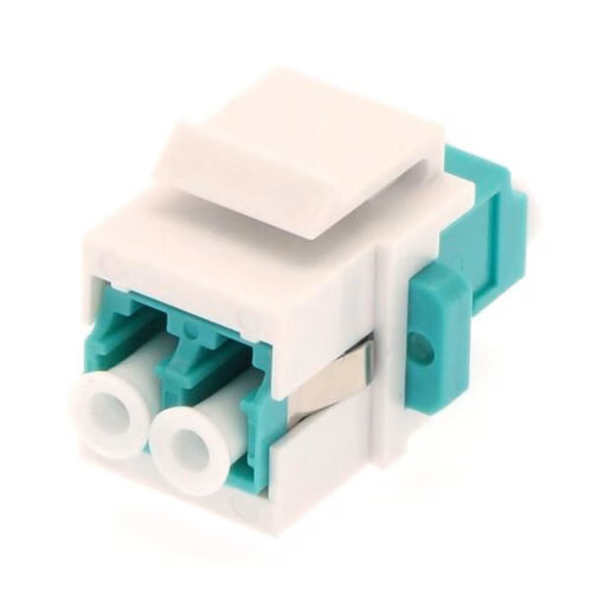 fiber, keystone insert LC duplex, white | NSI Distribution