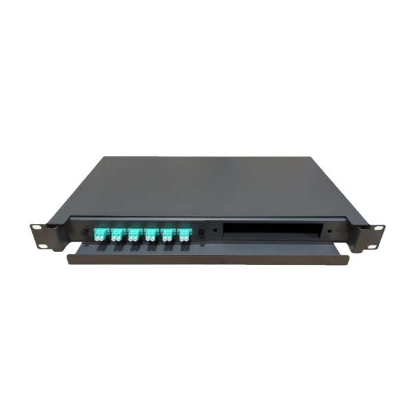 1U Rackmount Fiber Tray 2 Slots | NSI Distribution